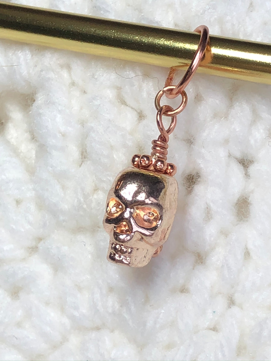 Skull - Rose Gold – Rosy Birch Designs