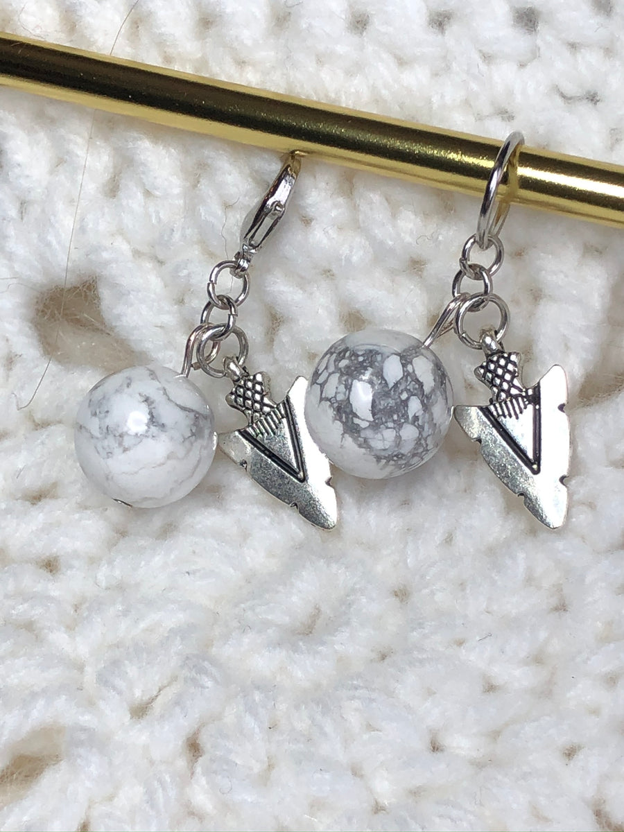 Marbled Grey Arrowhead – Rosy Birch Designs